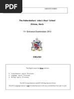 11 Plus NVR Practice Test 1 | PDF | Shape | Rectangle