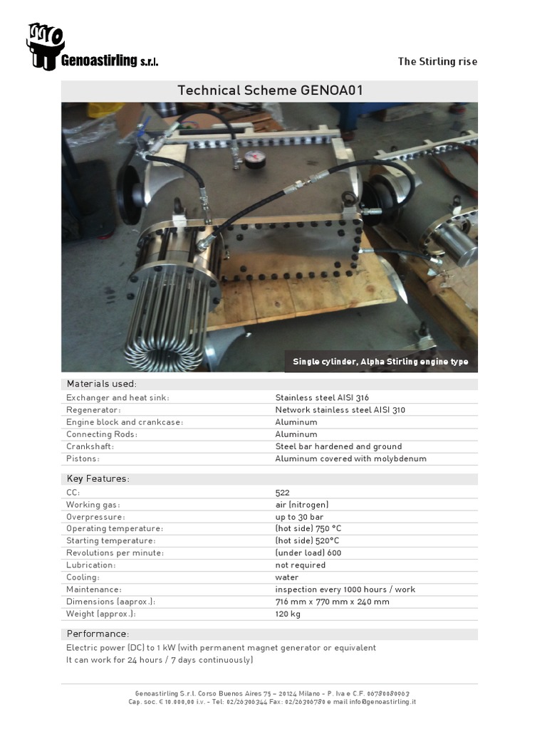 Stirling Engine | PDF | Vehicle Parts | Propulsion