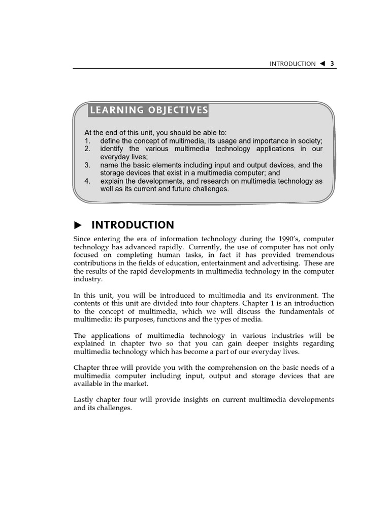 Learning Objectives: Introduction W | Download Free PDF ...