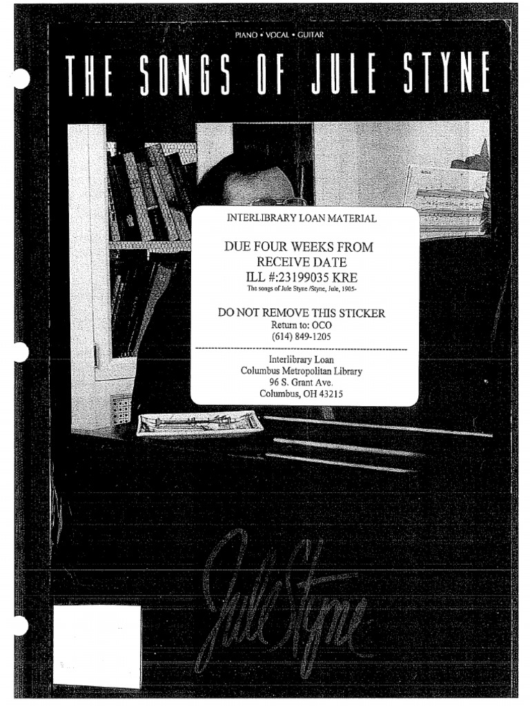 Jule Styne Songbook | PDF
