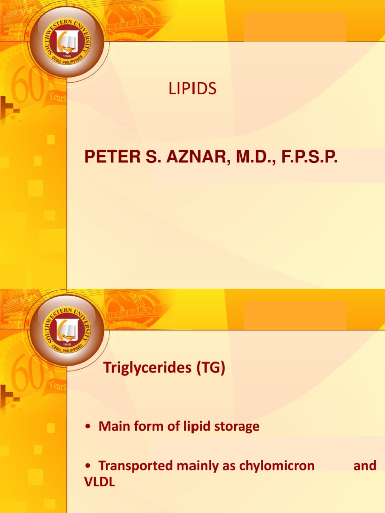 LIPIDS | PDF | Lipoprotein | Cholesterol