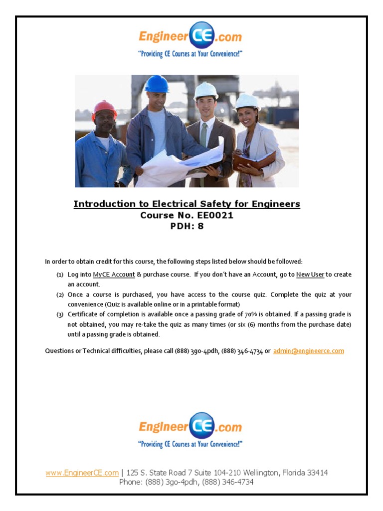 Electrical Safety Basics for Engineers | PDF | Technology & Engineering