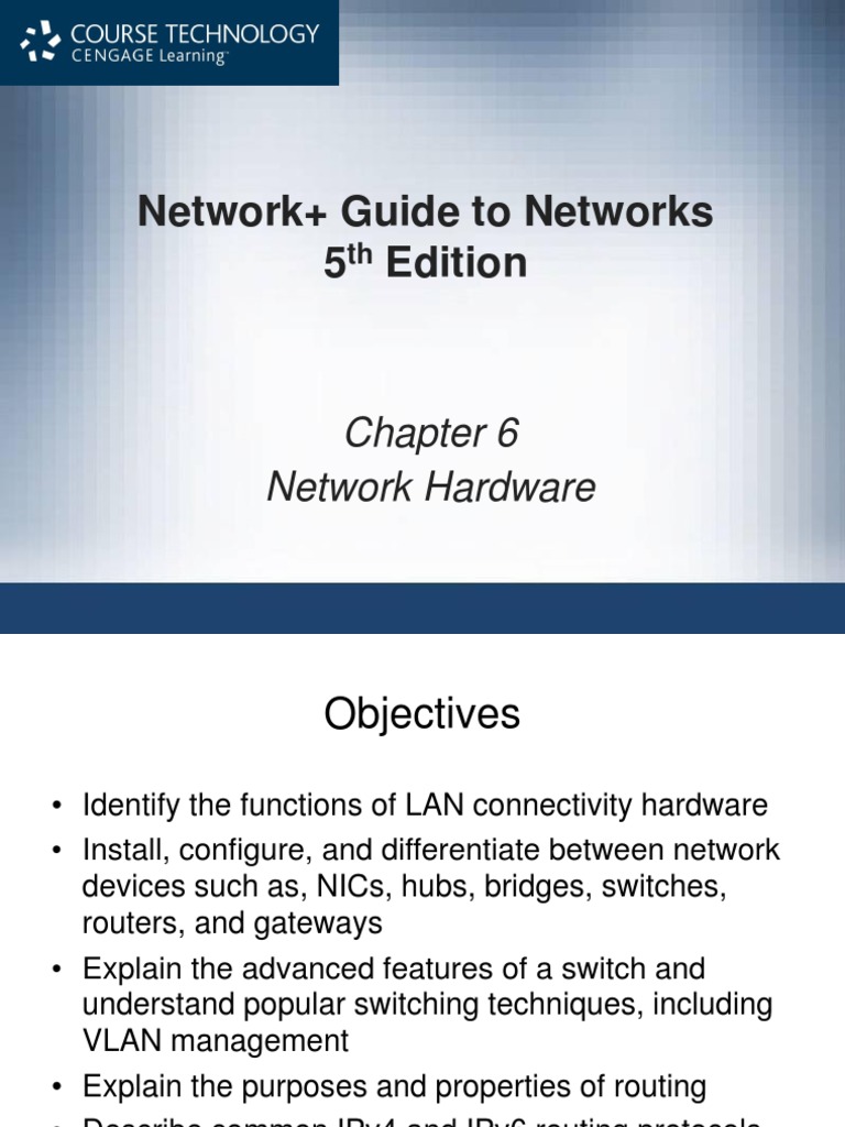 Network+ Guide To Networks 5 Edition | PDF | Network Switch | Computer ...
