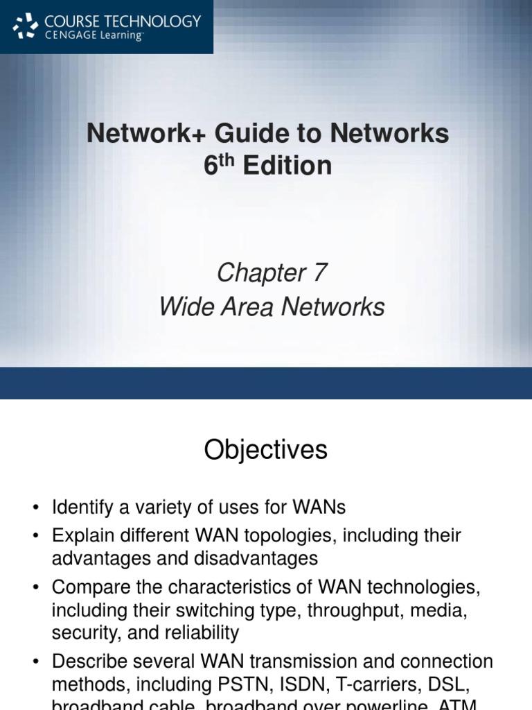 Network+ Guide To Networks 6 Edition | PDF | Digital Subscriber Line ...