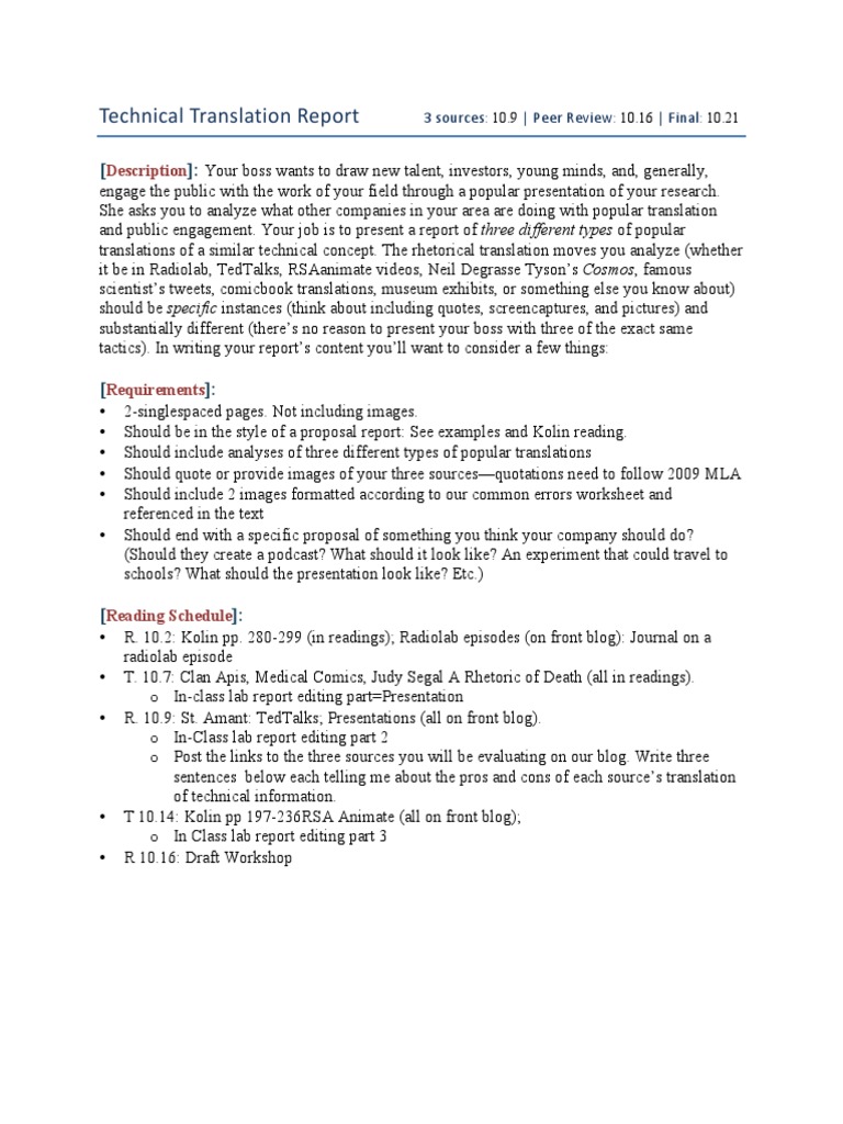 Scientific Translation Report | PDF | Rhetoric | Blog