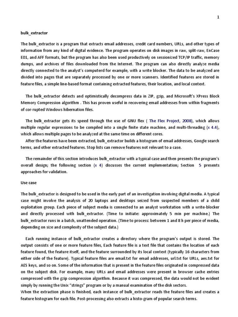 Bulk Extractor Pdf Zip File Format File Format