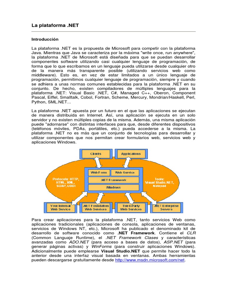 Curso Csharp Pdf Net Framework C Sharp Lenguaje De Programación 5130