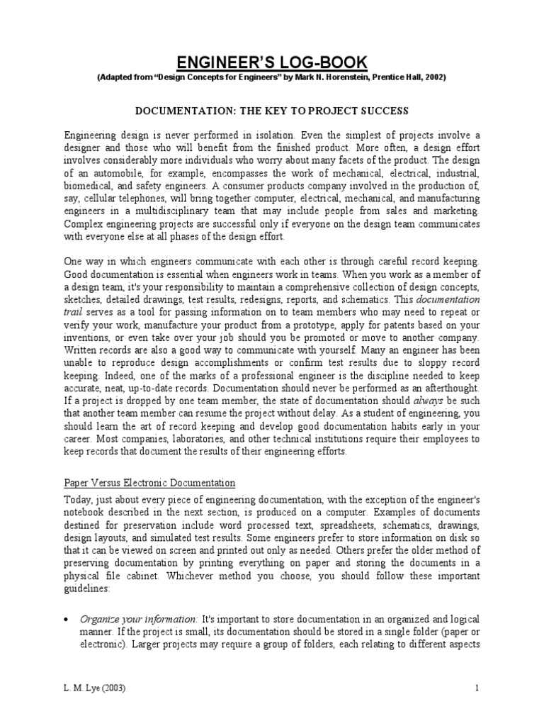 Logbook PDF | PDF | Computer File | Engineering