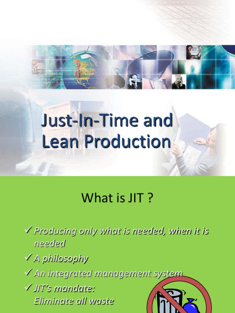 Just-In-Time and Lean Production | Download Free PDF | Systems Science ...