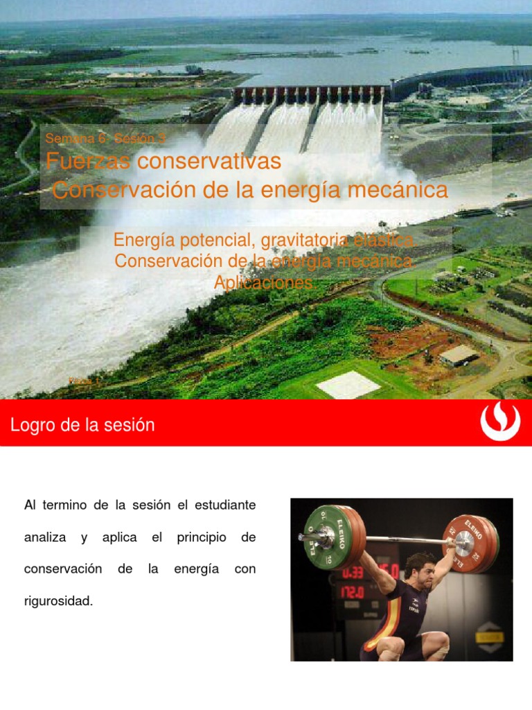 Diapositiva de Conservacion de La Energia | Energía potencial | Fuerza