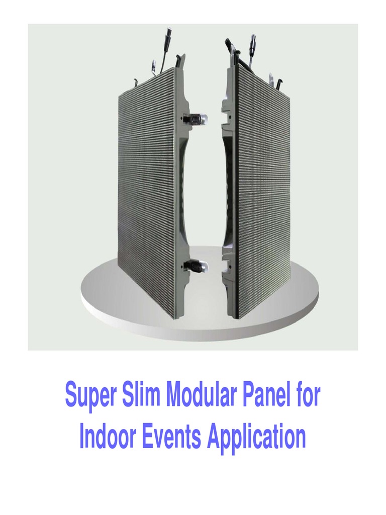 Super Slim Modular LED Panels for Events | PDF | Technology ...