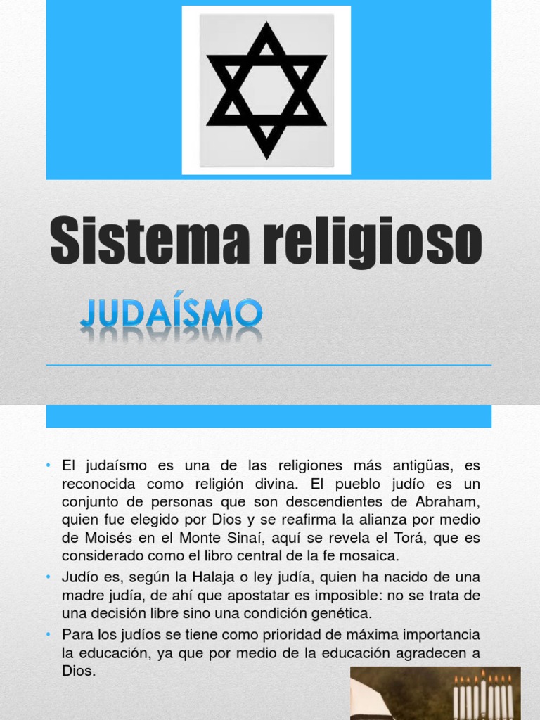 Sistema Religioso Judaísmo | Descargar gratis PDF | Judios | Tora