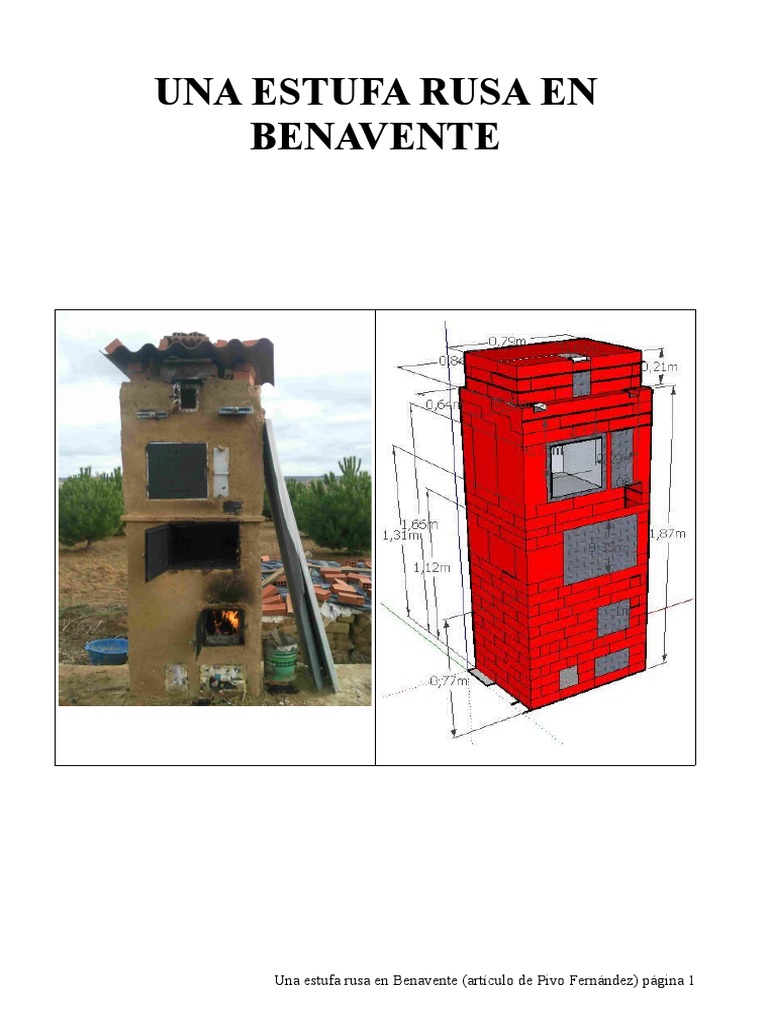 Una Estufa Rusa en Benavente | PDF | Horno | Estufa de cocina
