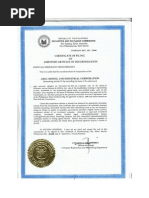 Sample - Original SEC Registration | PDF