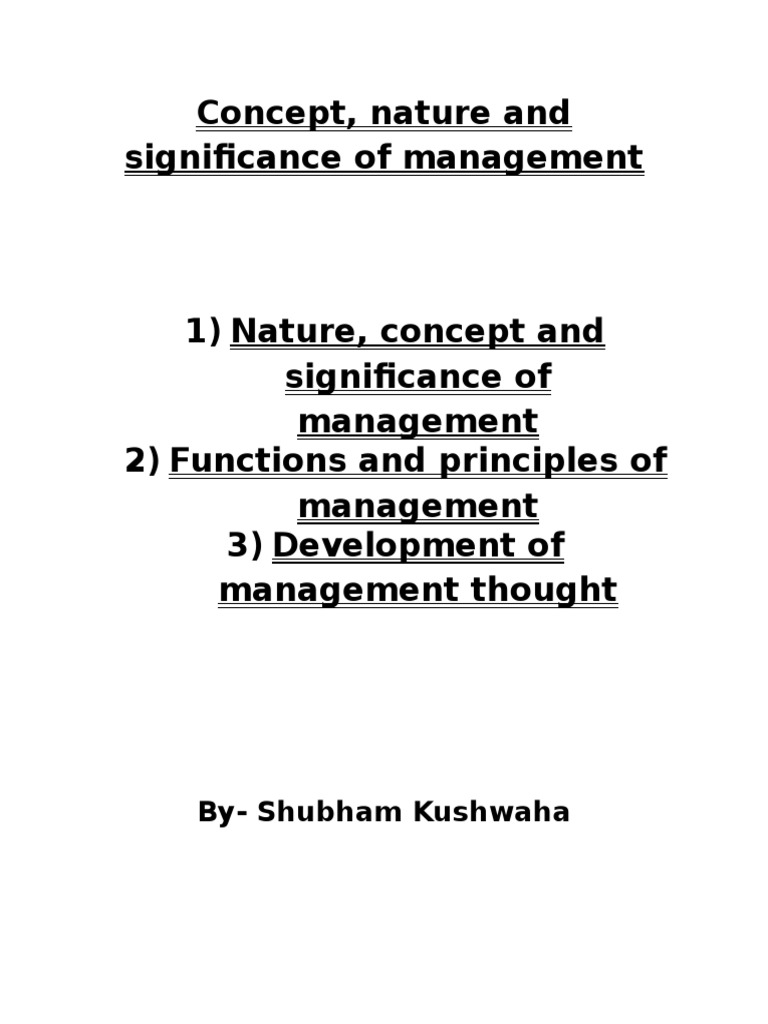 Management Fundamentals Guide | PDF | Profession | Employment