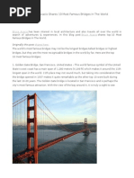 100 Famous Landmarks Worldwide | PDF | Tourist Attractions