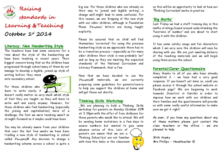 Learning and Teaching Update | PDF | Education Theory | Curriculum