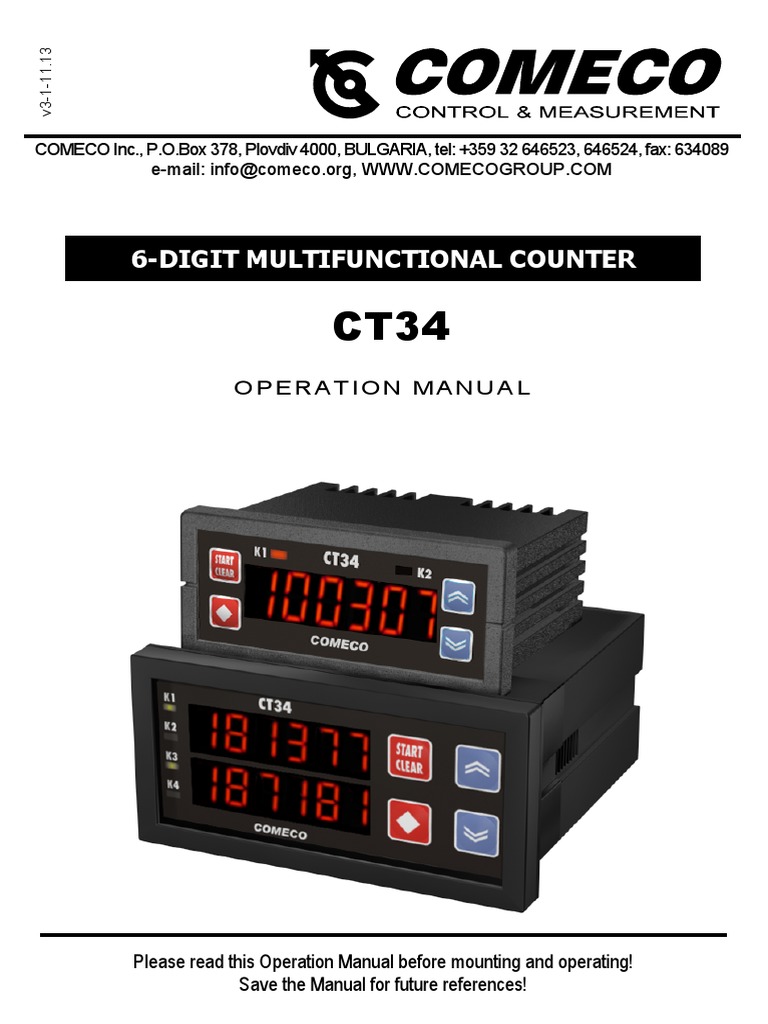 CT34.OM EN - v3 1 PDF | PDF | Electronic Filter | Bipolar Junction ...