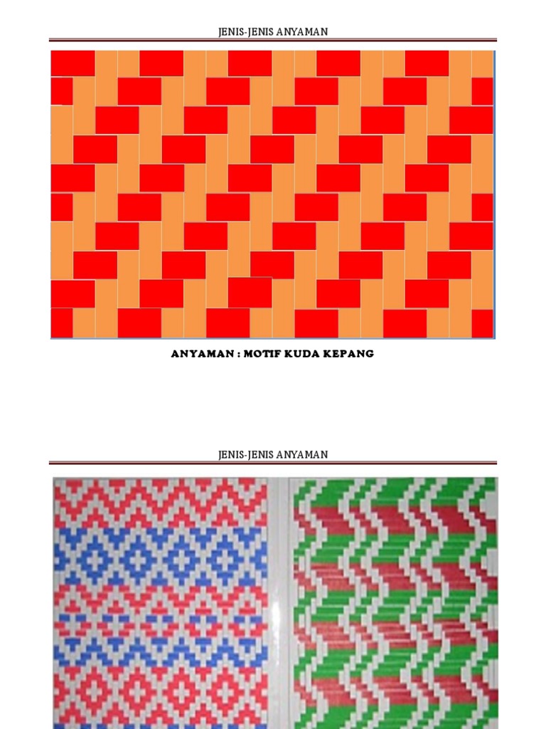 Types and Examples of Weaving Patterns | PDF