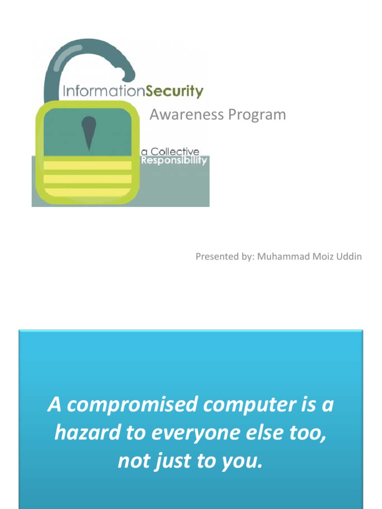 Information Security - Awareness | PDF | Social Engineering (Security) | Computer Security