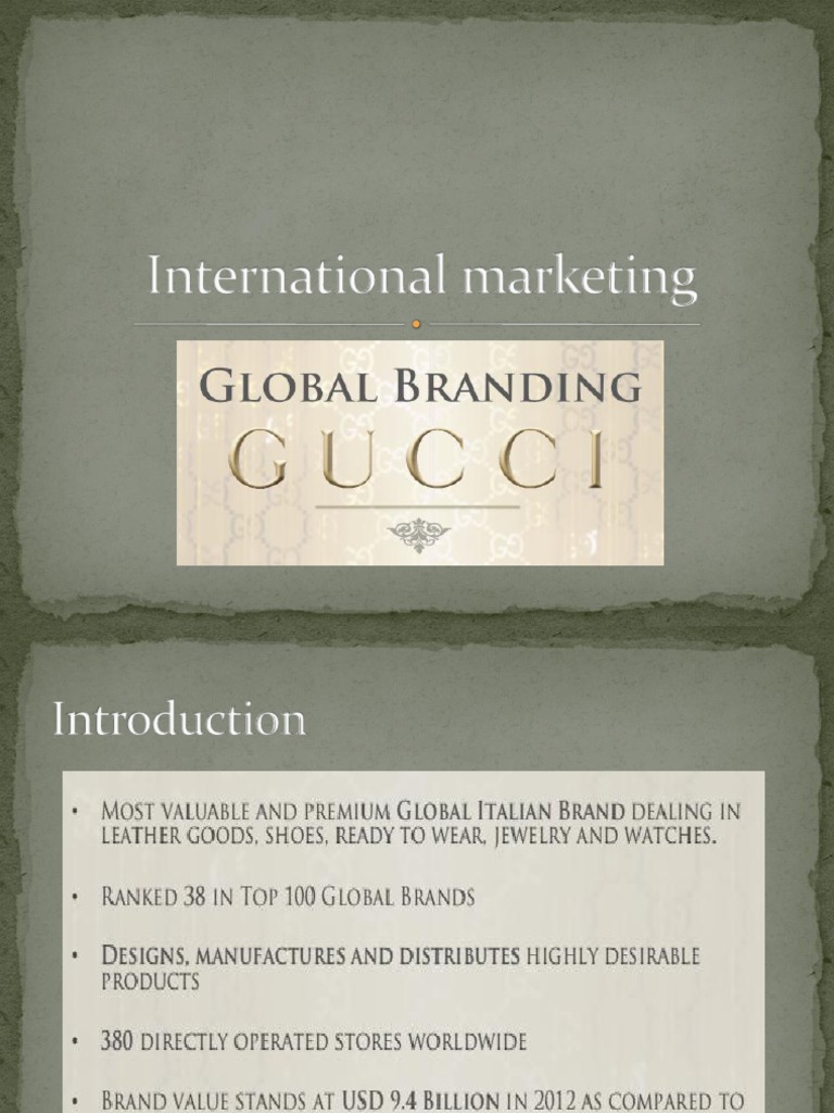 Gucci Branding and Market Strategy | PDF