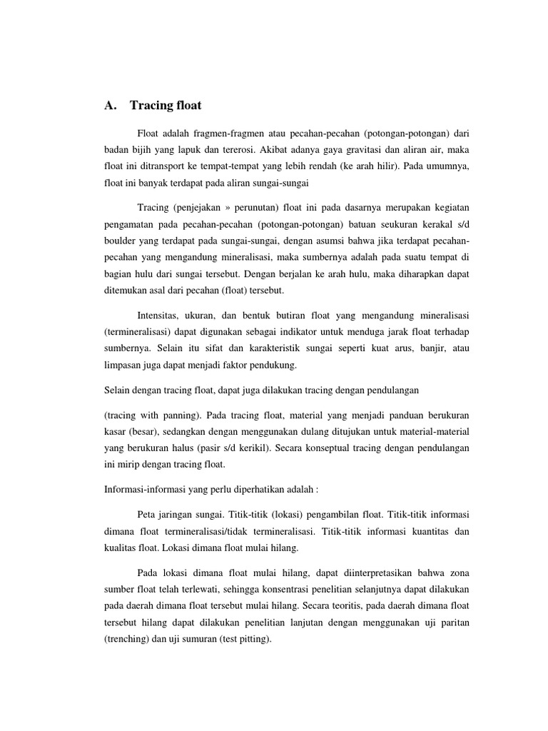 Sumur Uji, Parit Uji | PDF