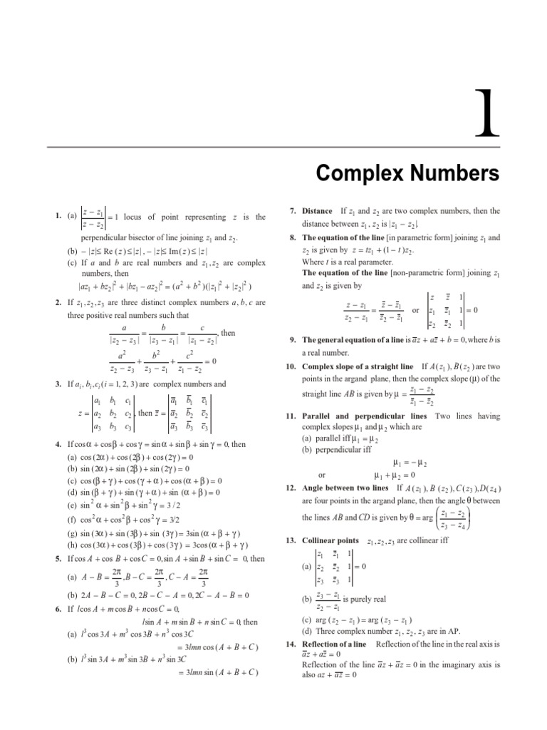 Complex Numbers Arihant | PDF | Trigonometric Functions | Sine