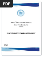 FSD Template 1 | PDF | Specification (Technical Standard) | Usability