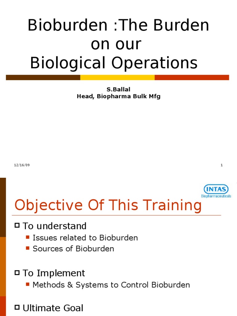 Bioburden Control | PDF | Sterilization (Microbiology) | Colony Forming ...