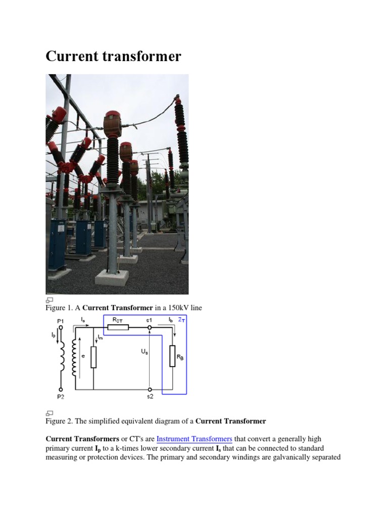 Current Transformer | PDF | Transformer | Power (Physics)