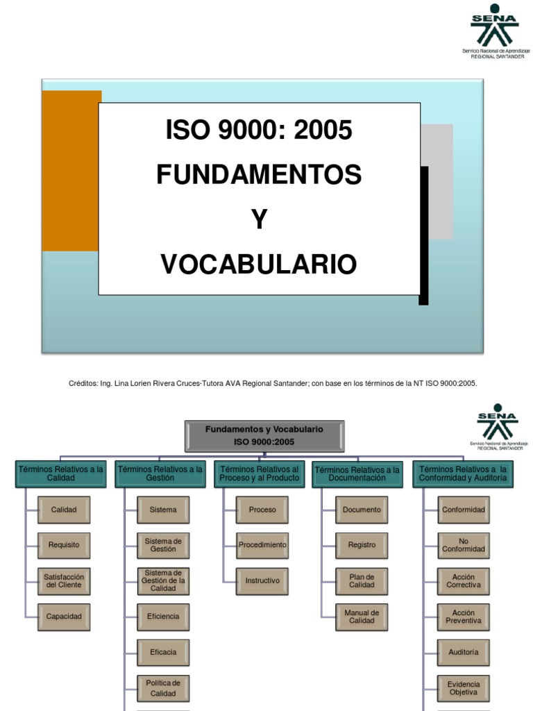 Concepto y Terminos de ISO 9000-2005 | PDF | Calidad | Gestión de la calidad