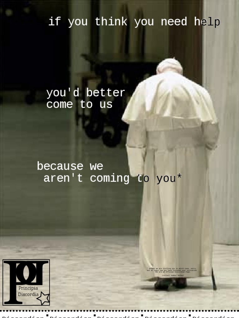 Official Discordian Pope Initiation | PDF