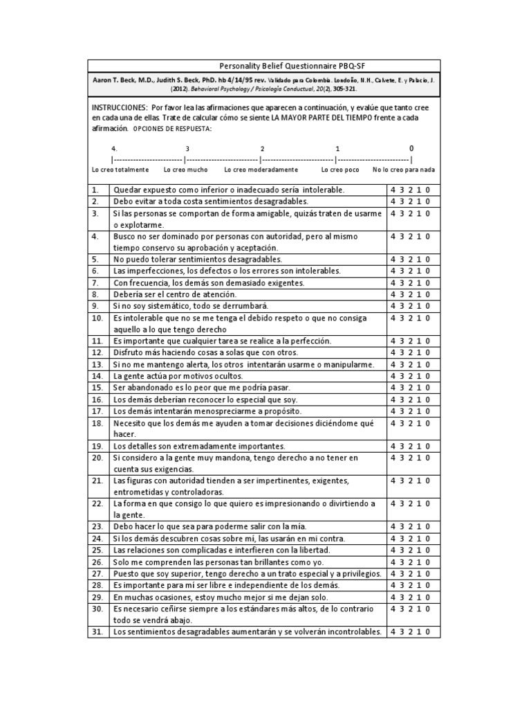 Protocolo PBQ PDF | PDF