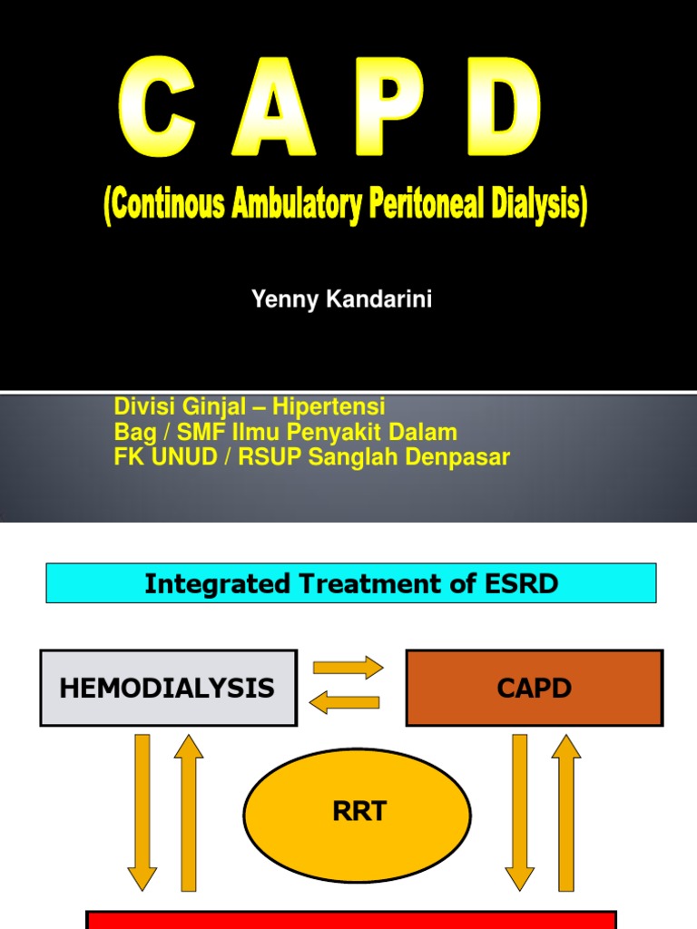 CAPD Pelatihan, 15 April 2011 | PDF | Dialysis | Peritoneum