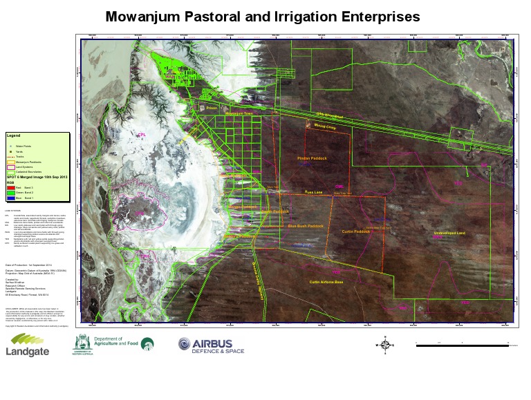 Mowanjum Station GDA94 MGA51 DAFWA 1 Sep 2014 PDF | PDF | Earth ...