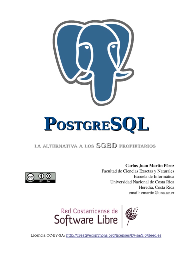 PostgreSQL, La Alternativa A Los SGBD Propietarios PDF | PDF | Postgre Sql | Bases de datos