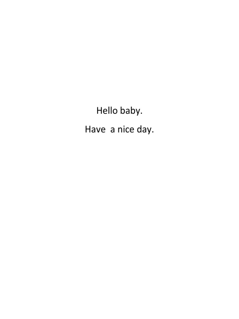 Sweet Messages for Your Little One | PDF
