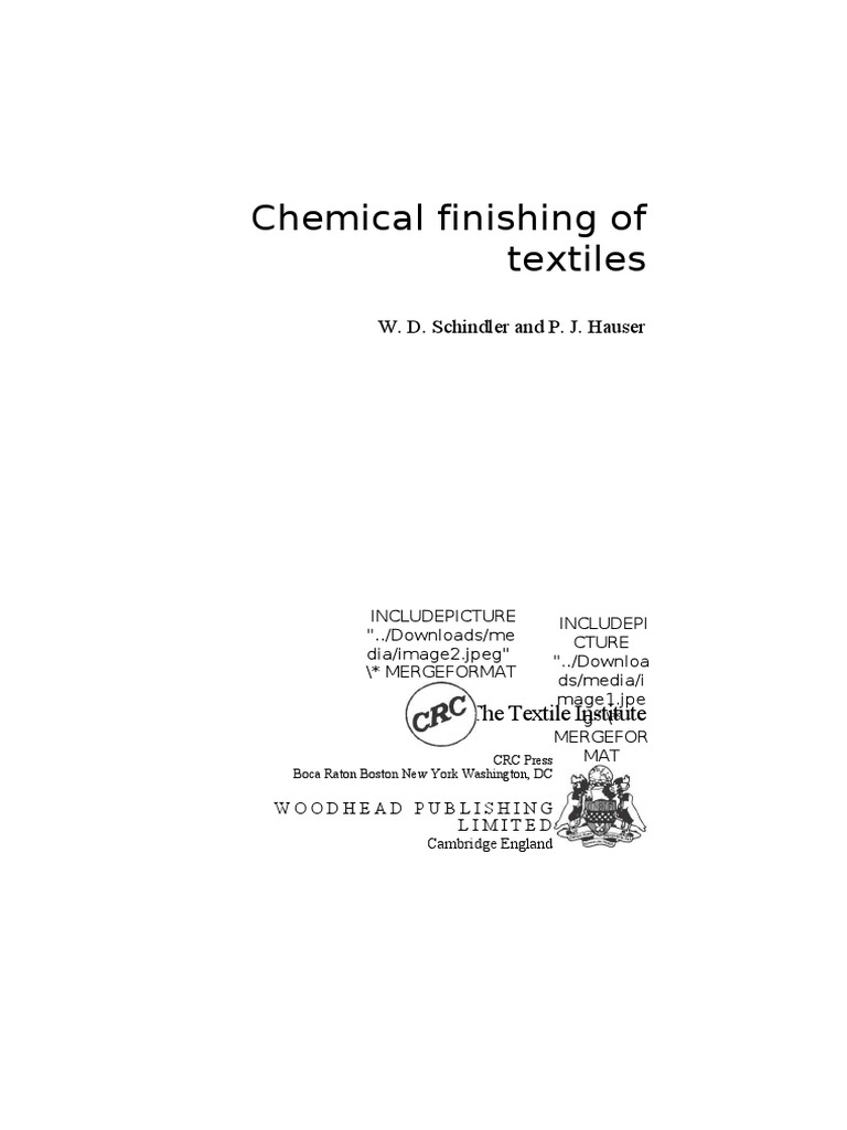 Chemical Finishing of Textiles PDF | PDF | Materials | Nature