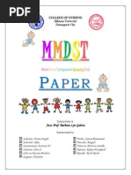 MMDST: Metro Manila Development Screening Test (MMDST) 4 Sectors | PDF ...