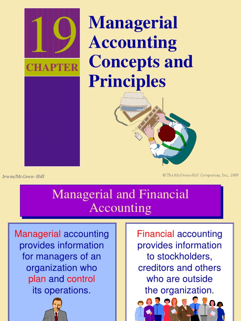 Managerial Accounting Concepts and Principles: Irwin/Mcgraw-Hill | PDF ...