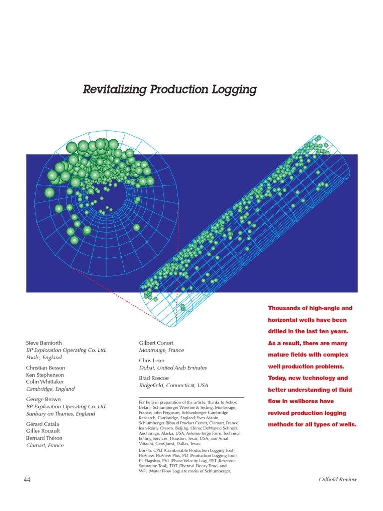 Production Logging.pdf | Oil Well | Petroleum Reservoir