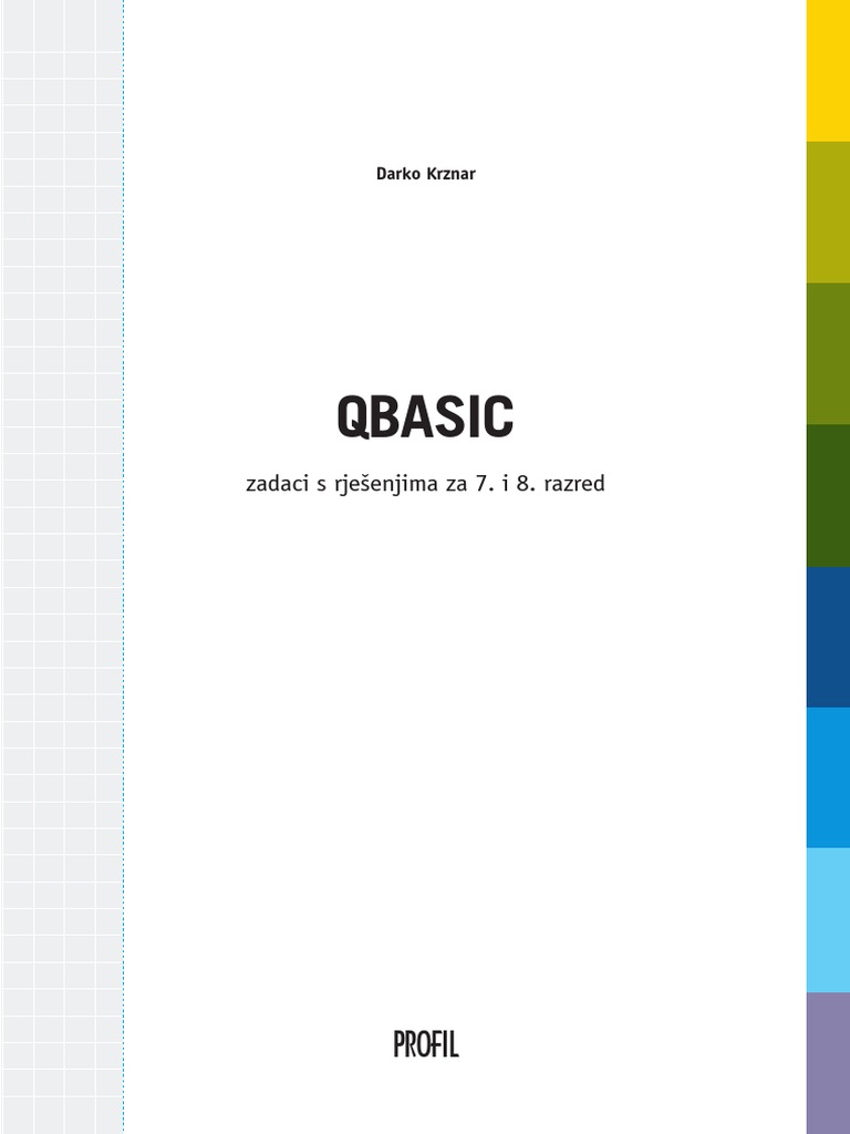 Informatika 7 8 Dodatak Prirucniku Qbasic PDF | PDF