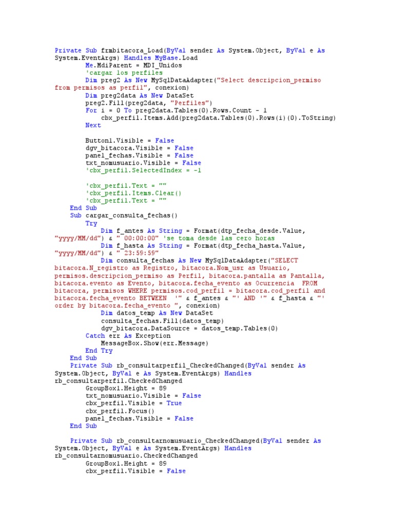 'Cargar Los Perfiles | PDF | Computing And Information Technology | Science