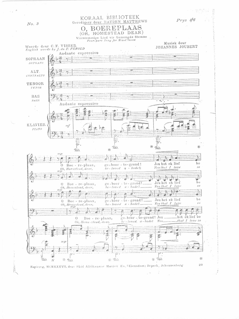 O Boereplaas | PDF