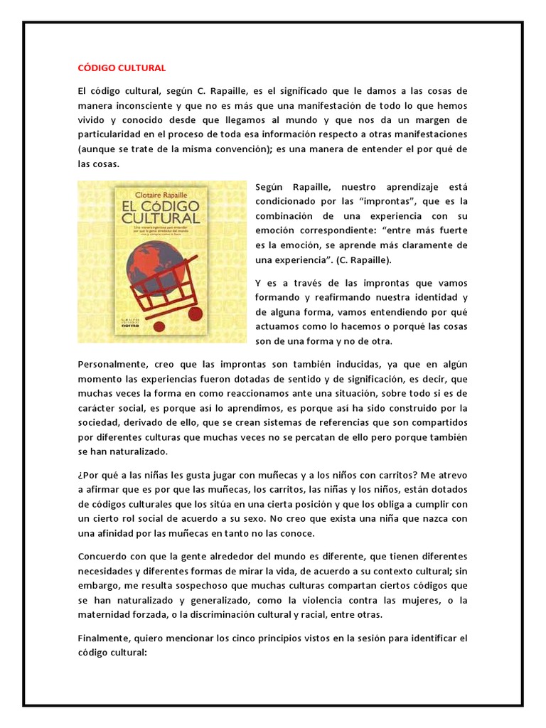 Improntas y Códigos Culturales | PDF | Publicidad | Cerebro