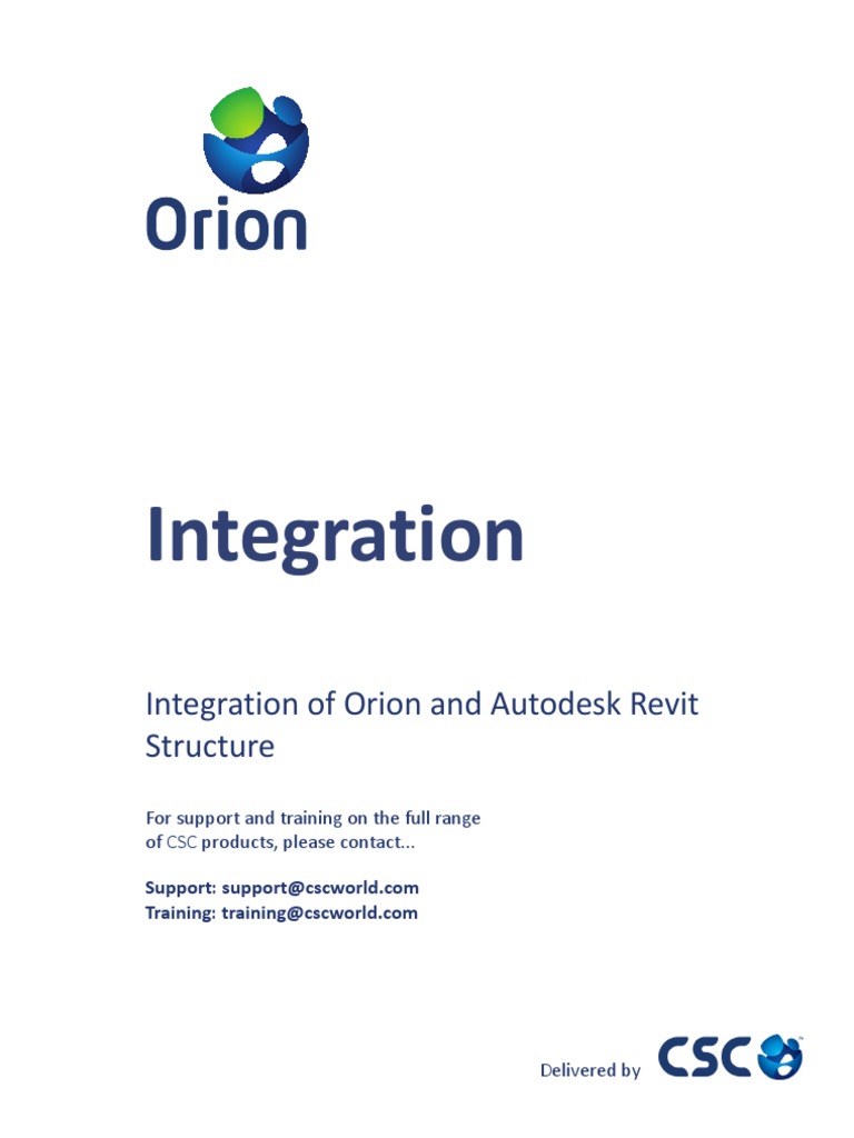Revit Orion Integration Pdf Autodesk Revit Beam Structure