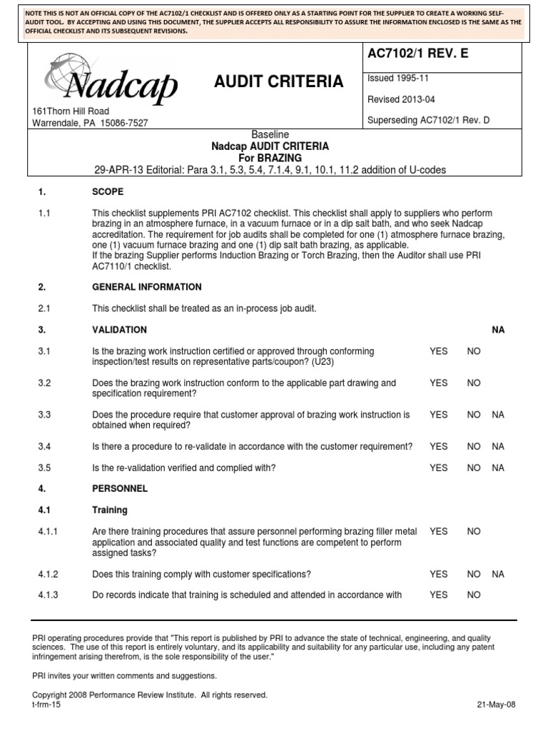 AC7102.1 Rev E Final | PDF | Welding | Construction