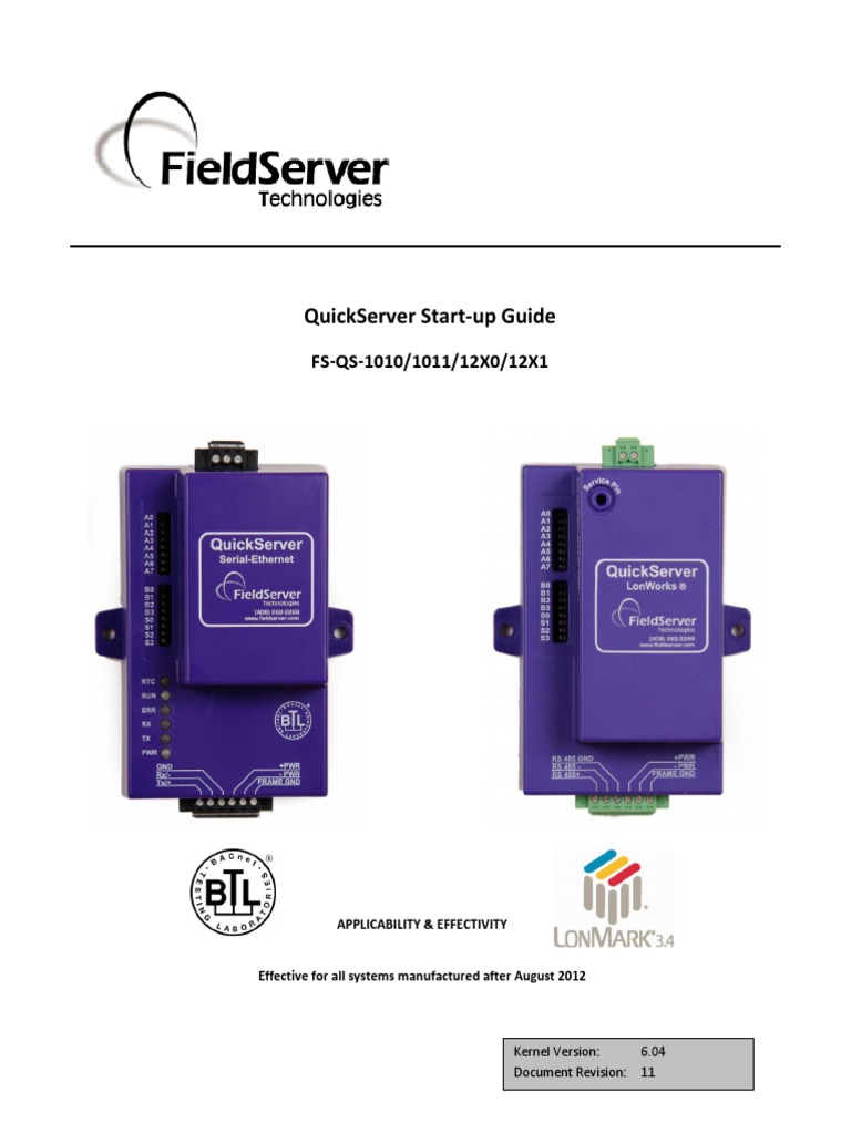 QuickServer Start-up Guide | PDF | Ip Address | Computer Network