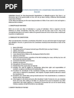 Model Constitution | PDF | Nonprofit Organization | Committee