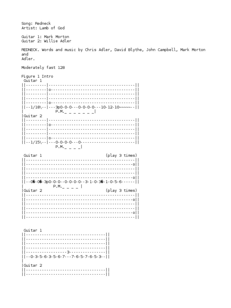 Redneck | PDF | Guitars | Guitar Family Instruments